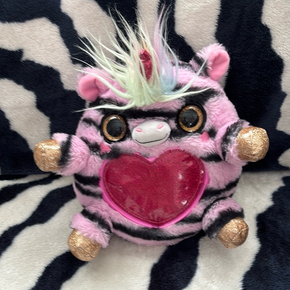 Zuro | Toys | Zuro Rainbowcorn Pig Unicorn Plush Pink Heart Striped ...